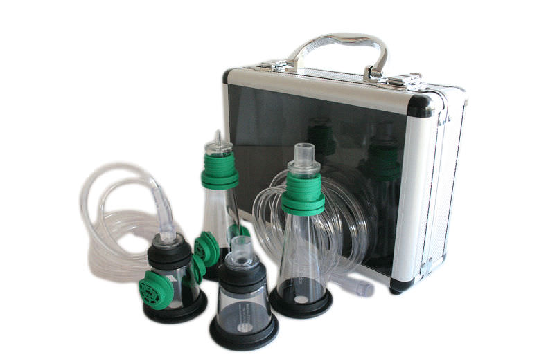 Oxygen veterinary mask set - 220800 - McCulloch Medical - polycarbonate