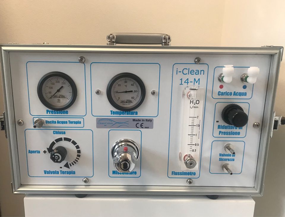 Table-mounted colon hydrotherapy unit - iClean14 - CleanColon Italy