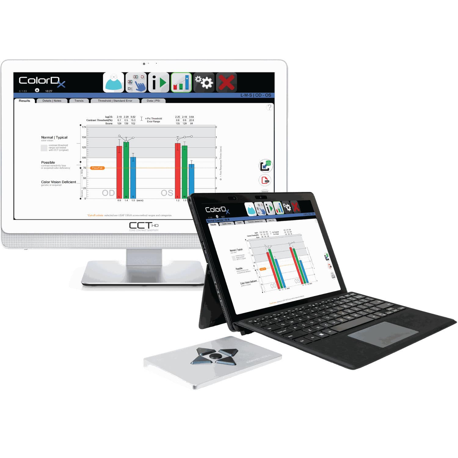 Diagnostic iOS application - ColorDx® CCT HD® - Konan Medical USA ...