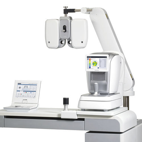 Ophthalmic workstation - HRT-7000 - Huvitz - with chair / with monitor ...