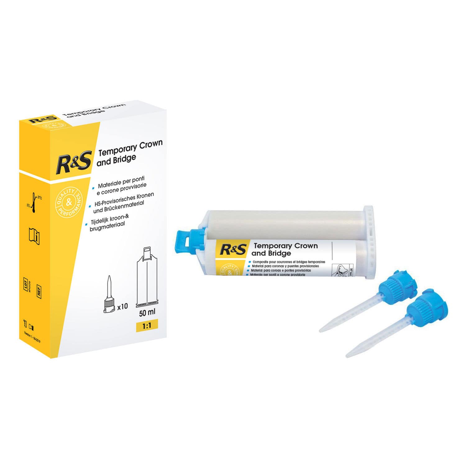 Resin dental material - 207-854 - R&S - for dental inlays / for dental ...