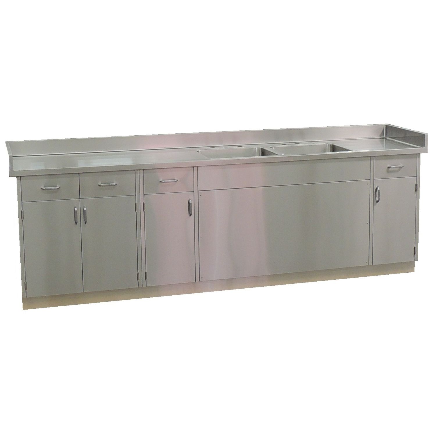 Worktop with drawer - Continental Metal Products - with door ...