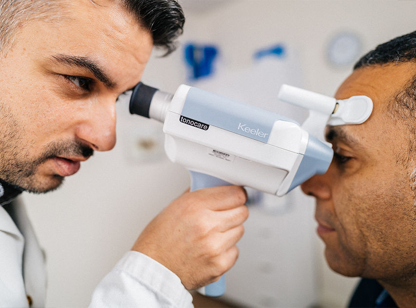 Tonometer - TonoCare - Keeler - air tonometry / hand-held