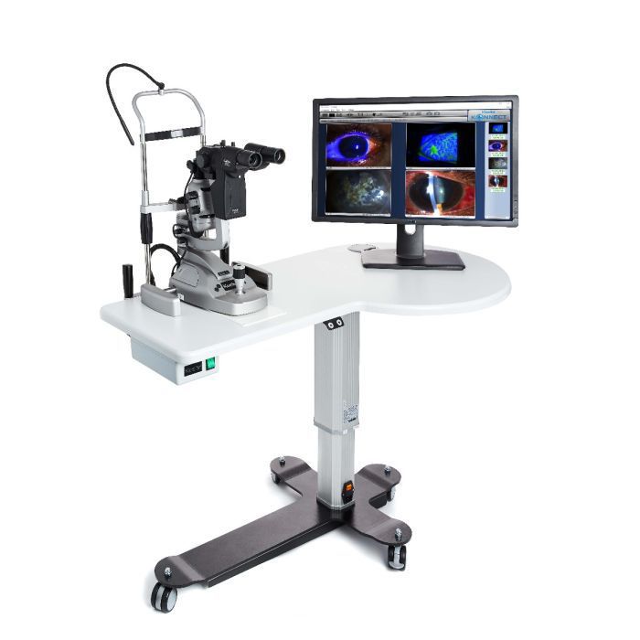 Digital slit lamp - KSL-Z5-D - Keeler - table