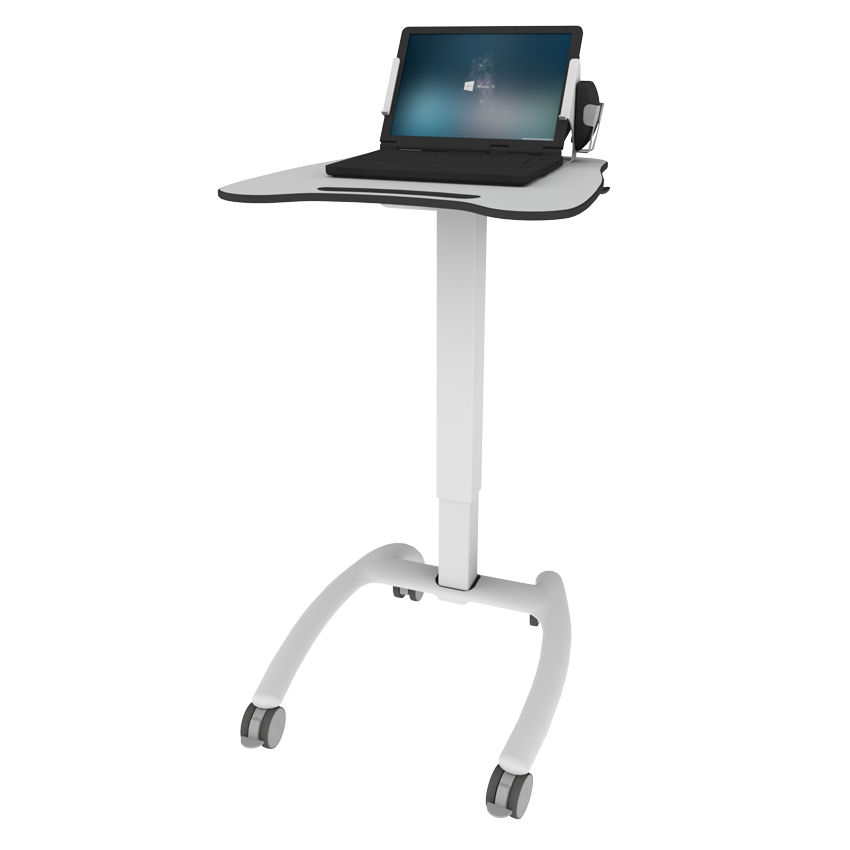 Height-adjustable computer cart - EPR - RDP Group (UK) Limited - secure