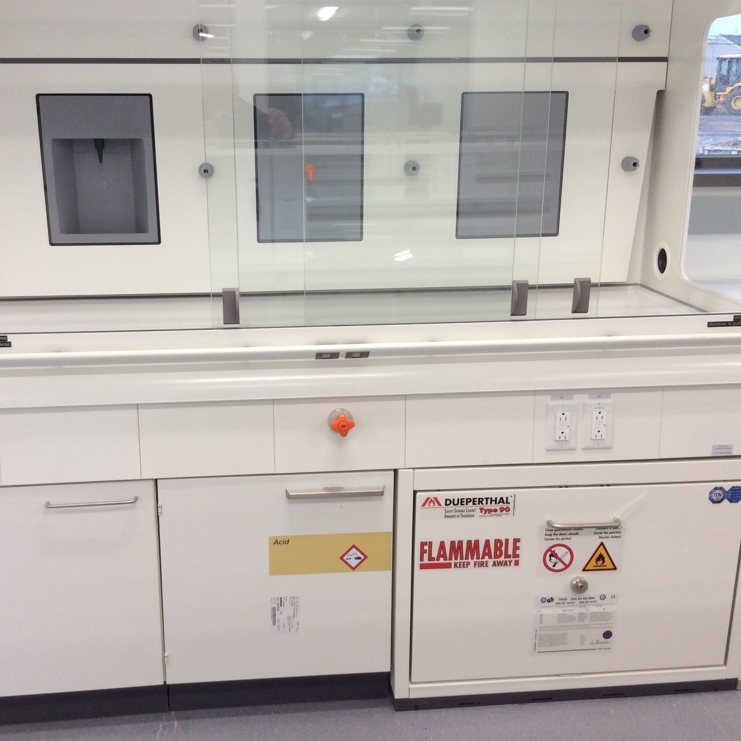 Acid cabinet - FSB series - Labscape - for hazardous materials / waste ...