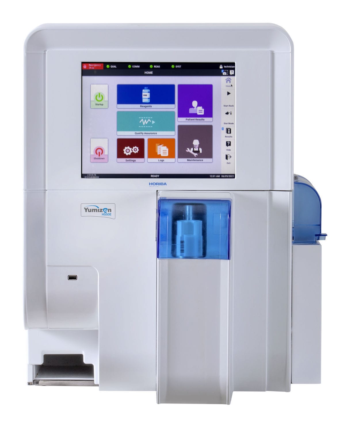 Automated hematology analyzer - H550/H500 & ESR - HORIBA - benchtop / 37-parameter