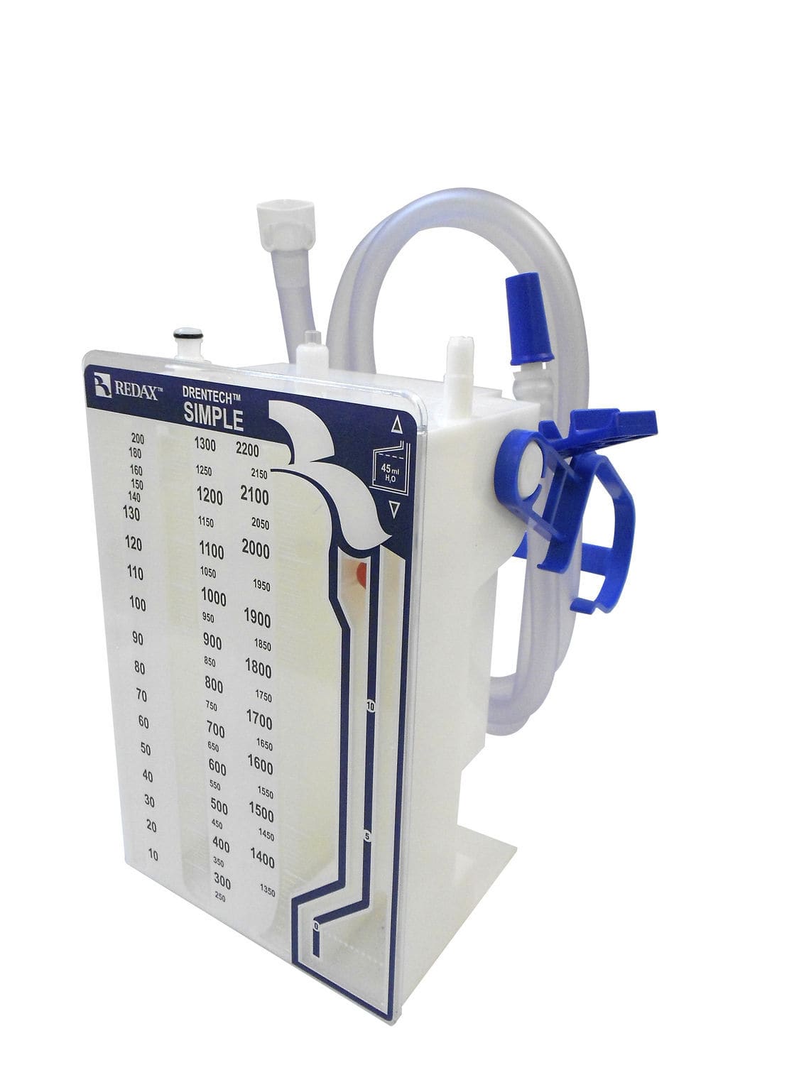 Pleural drainage set - Drentech™ Simple 3 - Redax - 2-chamber / water-seal