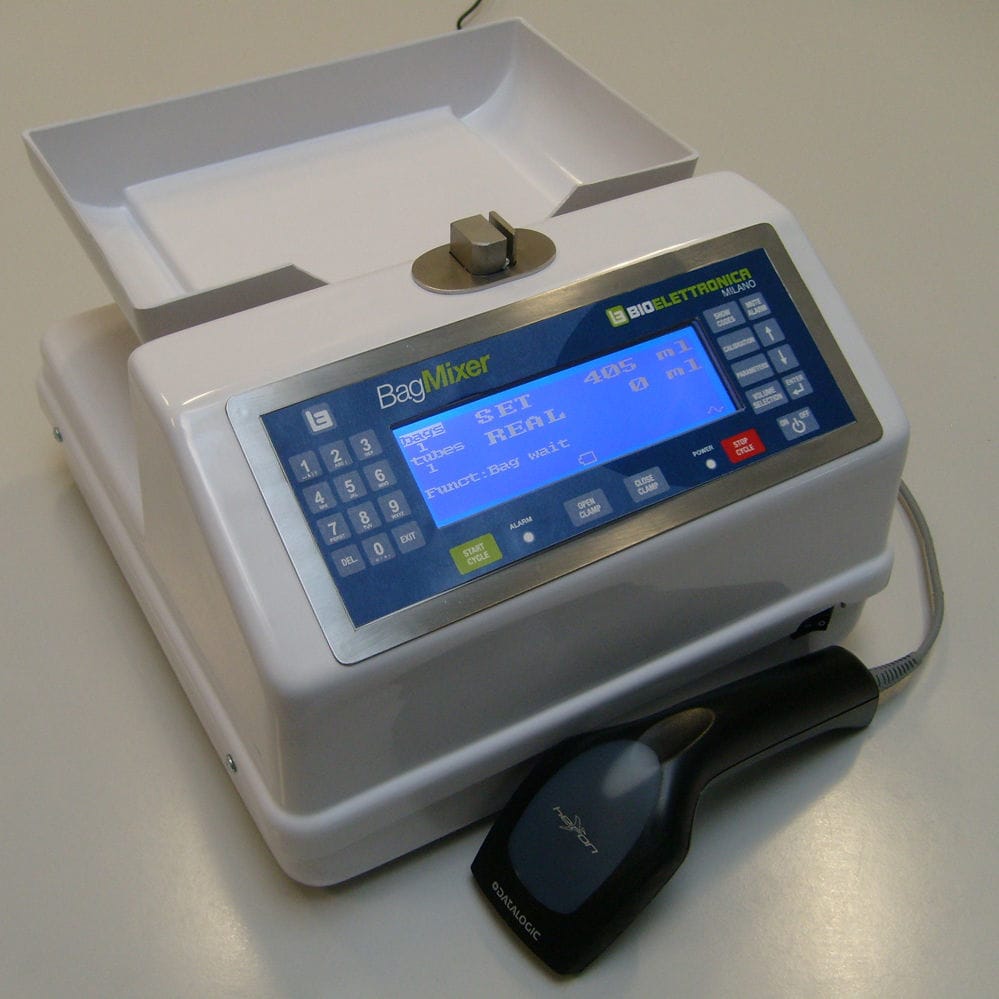 Blood collection monitor with barcode reader - BIO33B - Bioelettronica