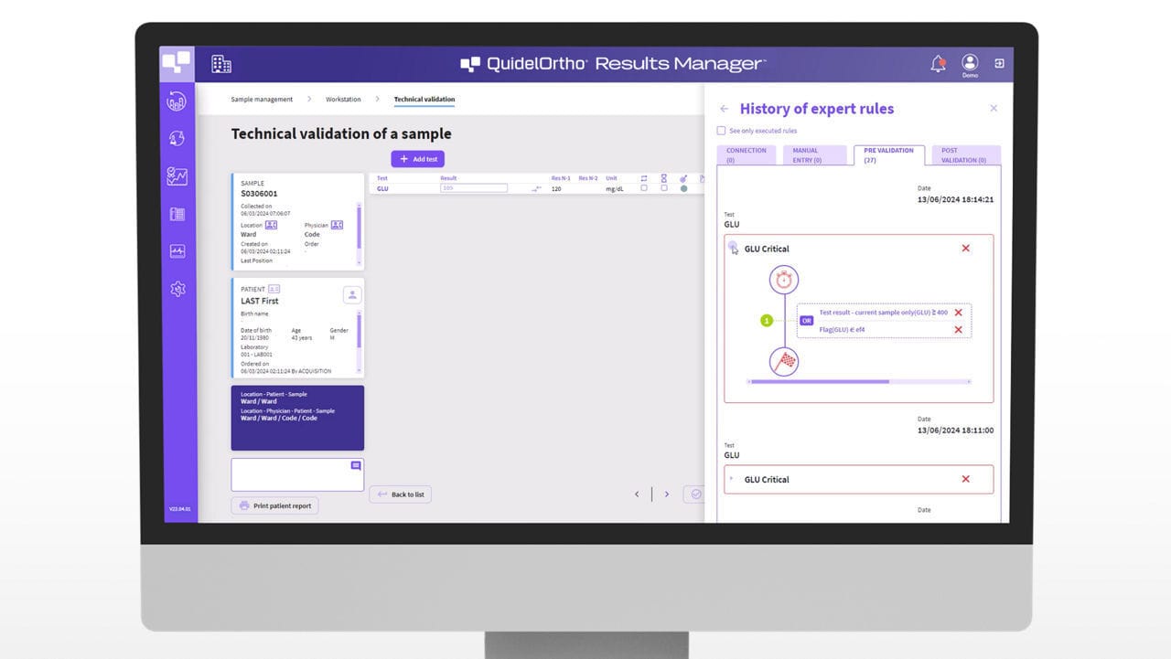 Management software - QuidelOrtho™ - Quidel - monitoring / training ...