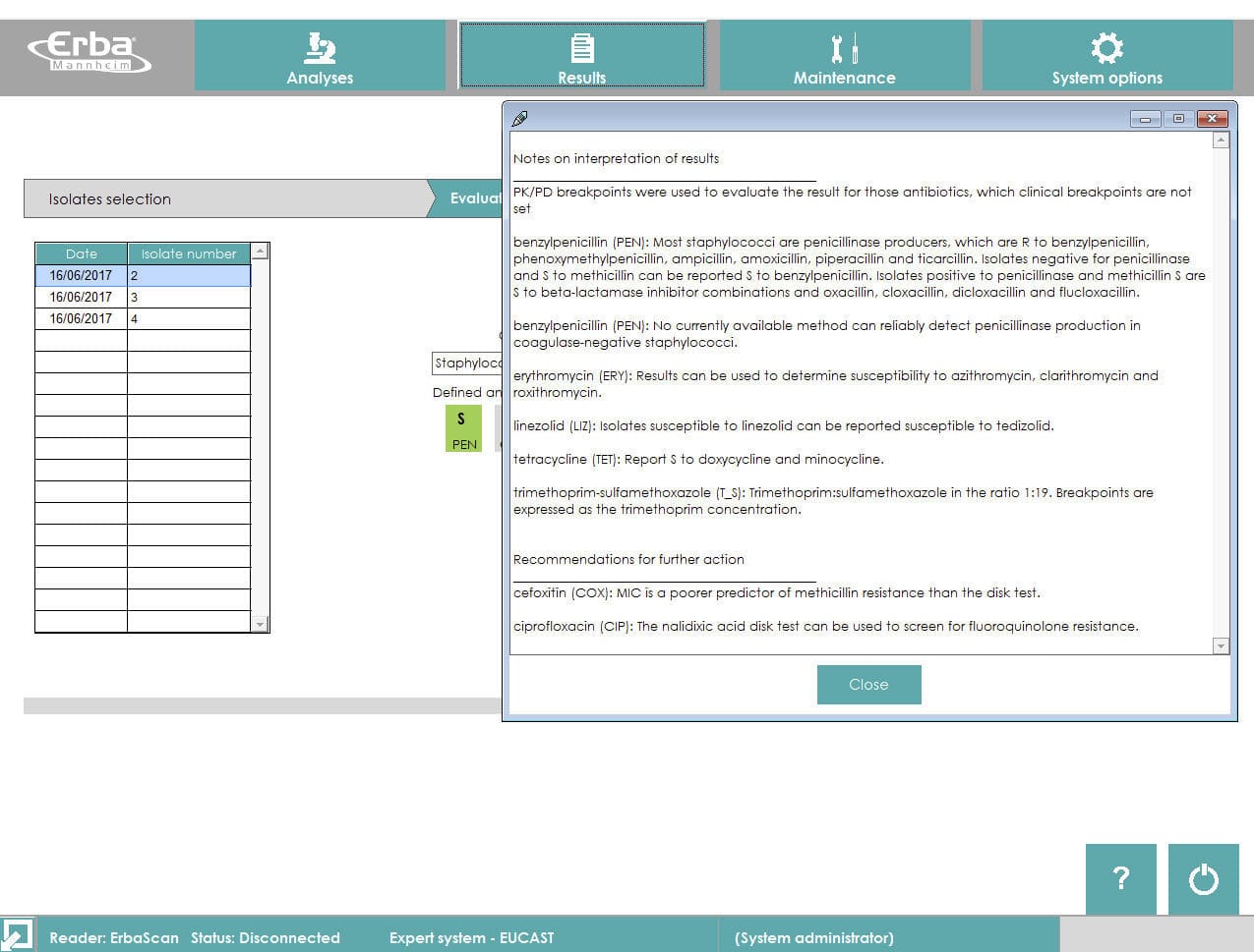 Management software - ErbaExpert - Erba Lachema - diagnostic / treatment / evaluation