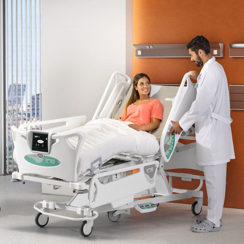 Hospital bed - Matrix E50 - IMO - medical / intensive care / emergency