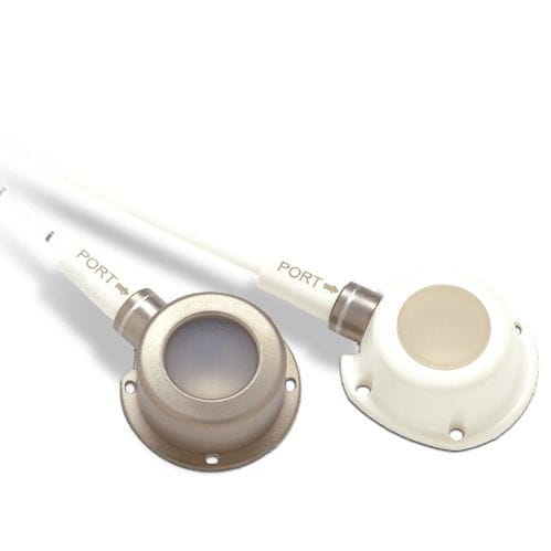 Implantable venous port - Xcela Plus - Angiodynamics - single-lumen ...