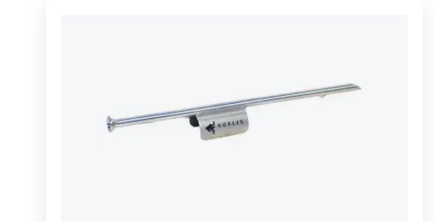 Ultrasound probe needle guide - Koelis