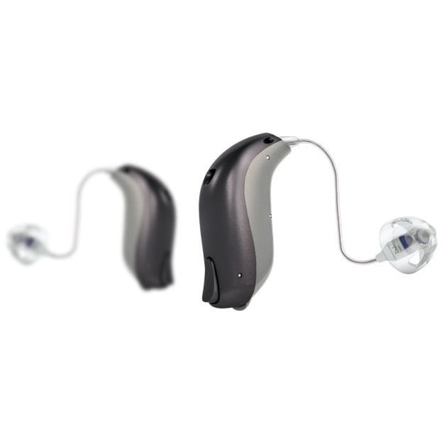 Mini RIC hearing aid - Zerena - bernafon - bluetooth® / beige / brown