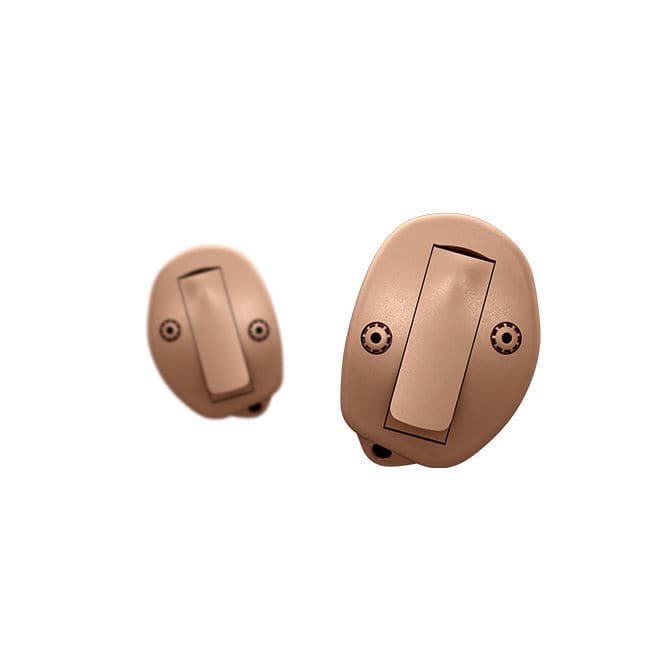 ITC hearing aid - Zerena - bernafon - bluetooth® / brown