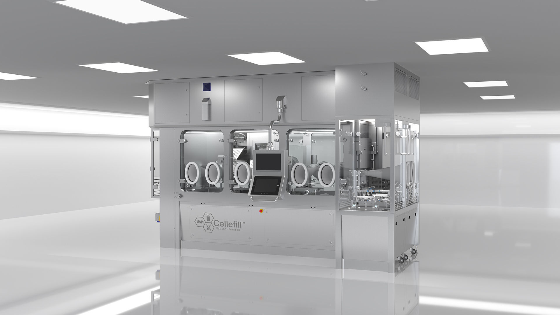 Aseptic isolator - CELLEFILL™ - Franz Ziel - containment / filling