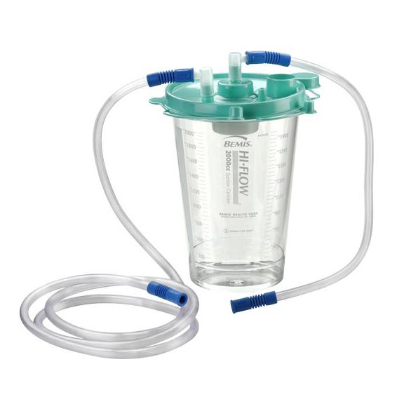 Body fluids suction jar - 495410 - BEMIS Health Care
