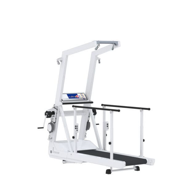 Treadmill with handrails - NEU230 - Genin Techmed - with incline