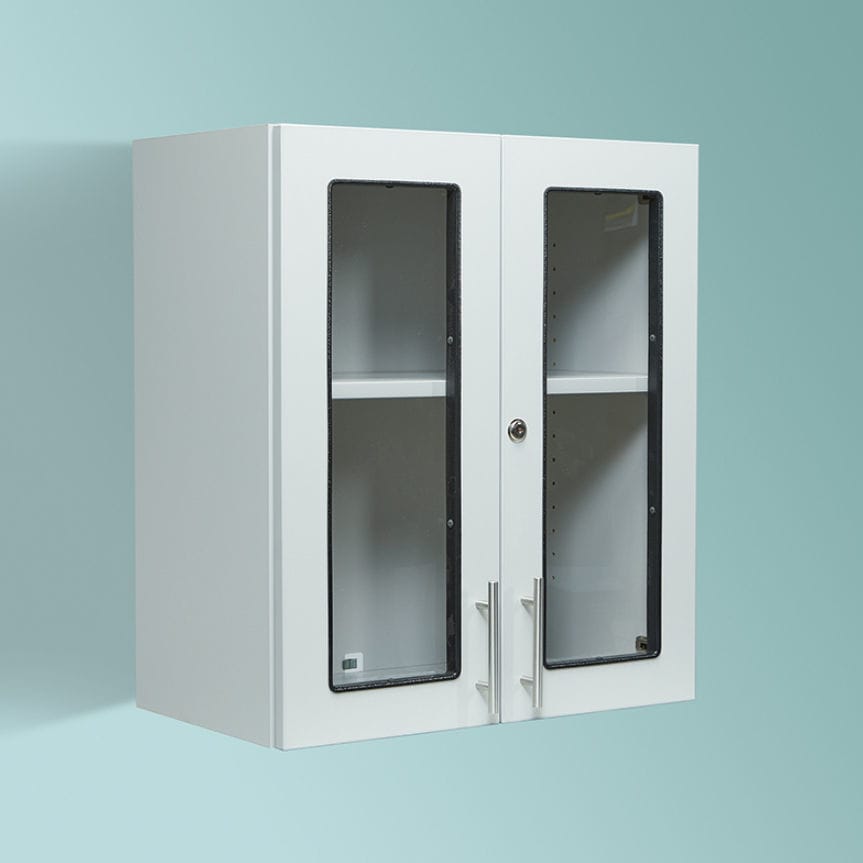 Secure Display Cabinet Gondola Security Case For Retail Merchandise