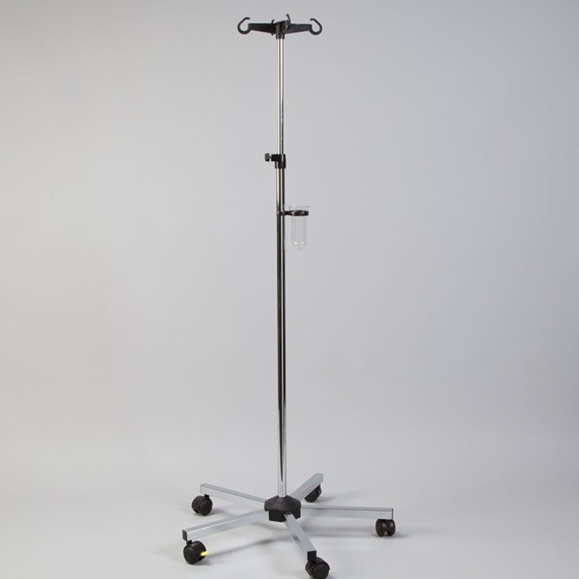 IV pole on casters - 10650 - Health Care Logistics - 4-hook