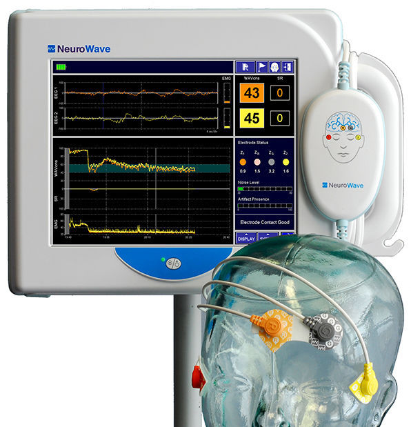 Tabletop patient monitor - NeuroSENSE® NS-901 - NeuroWave - trolley ...