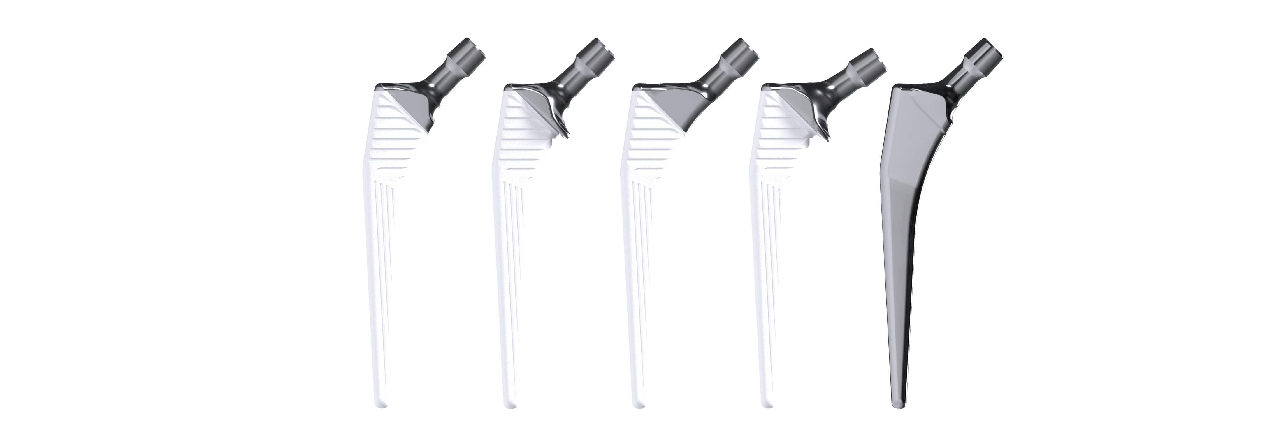 Cemented or non-cemented femoral stem - EUROSTEM - EUROS