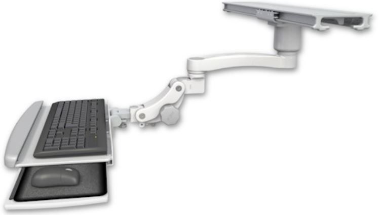 Articulated support arm - Ultra - ICWUSA - for keyboards / medical