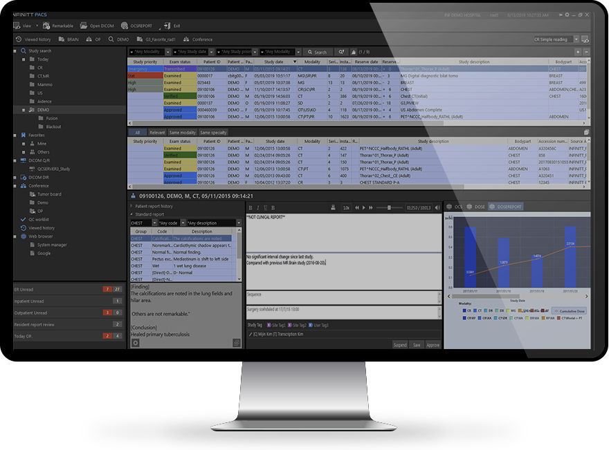 Medical imaging PACS - INFINITT North America - for hospital