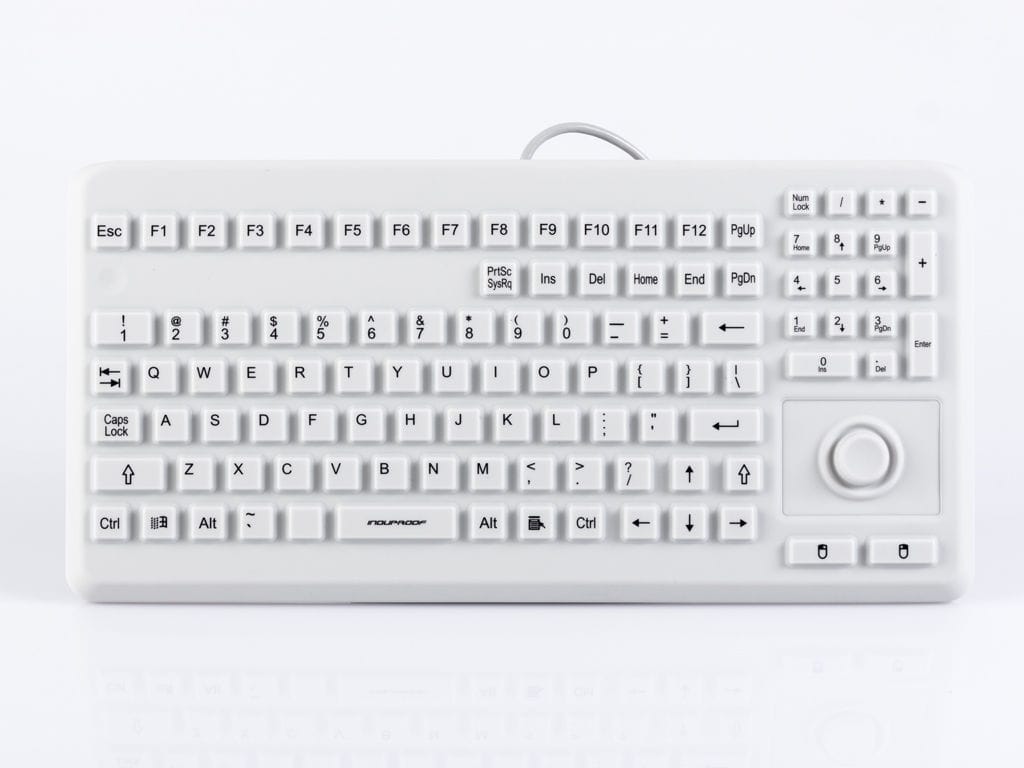 Medical keyboard with numeric keypad - InduProof® Advanced - GETT ...