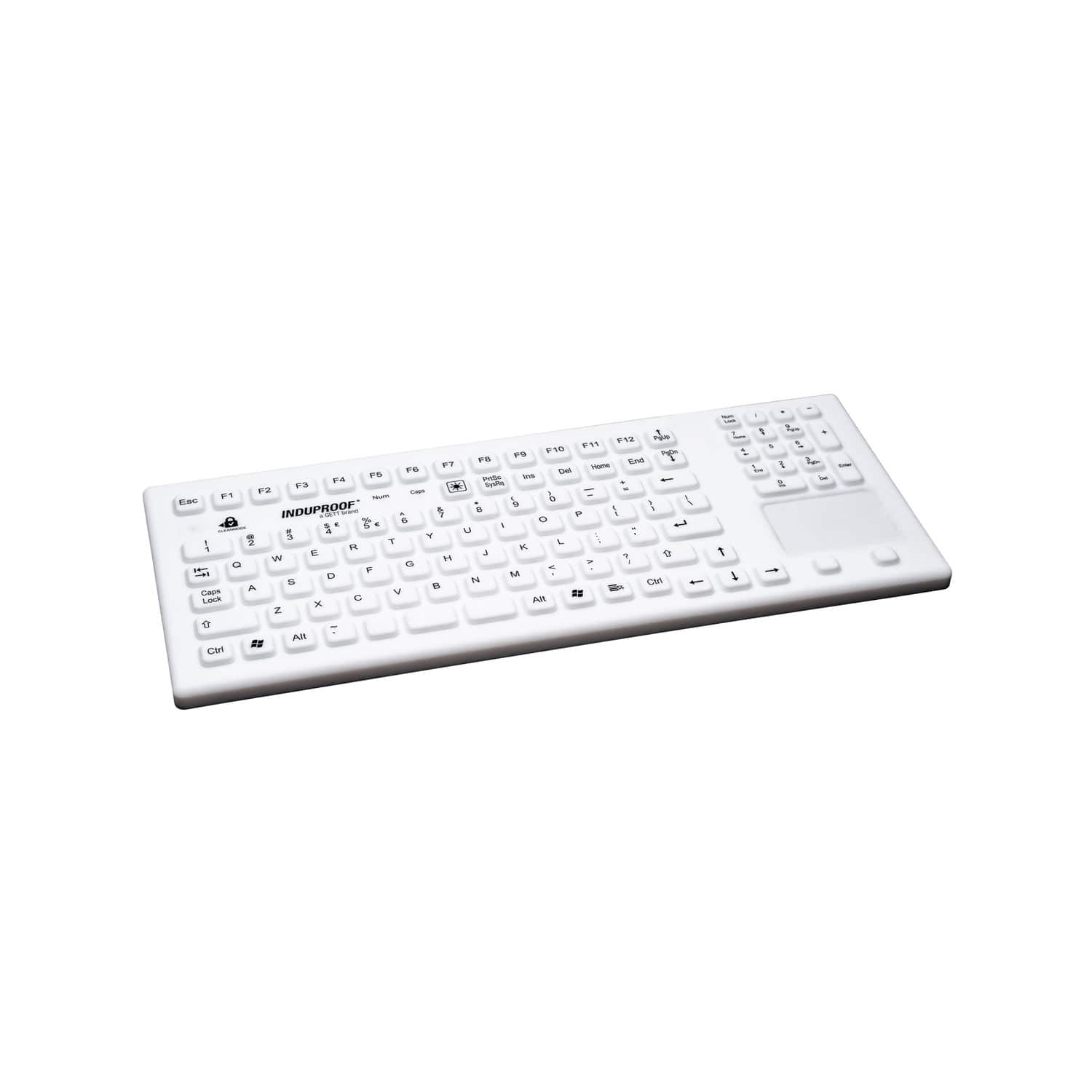 Medical keyboard with numeric keypad - InduProof® Smart Touch - GETT ...