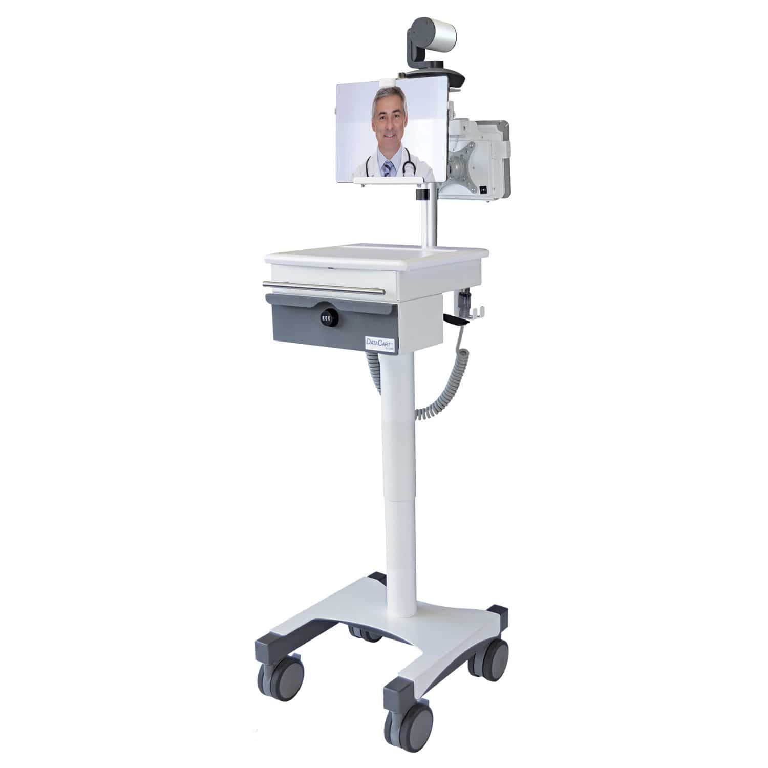 Video-conferencing telemedicine cart - TELESTROKE - Lund Industries ...