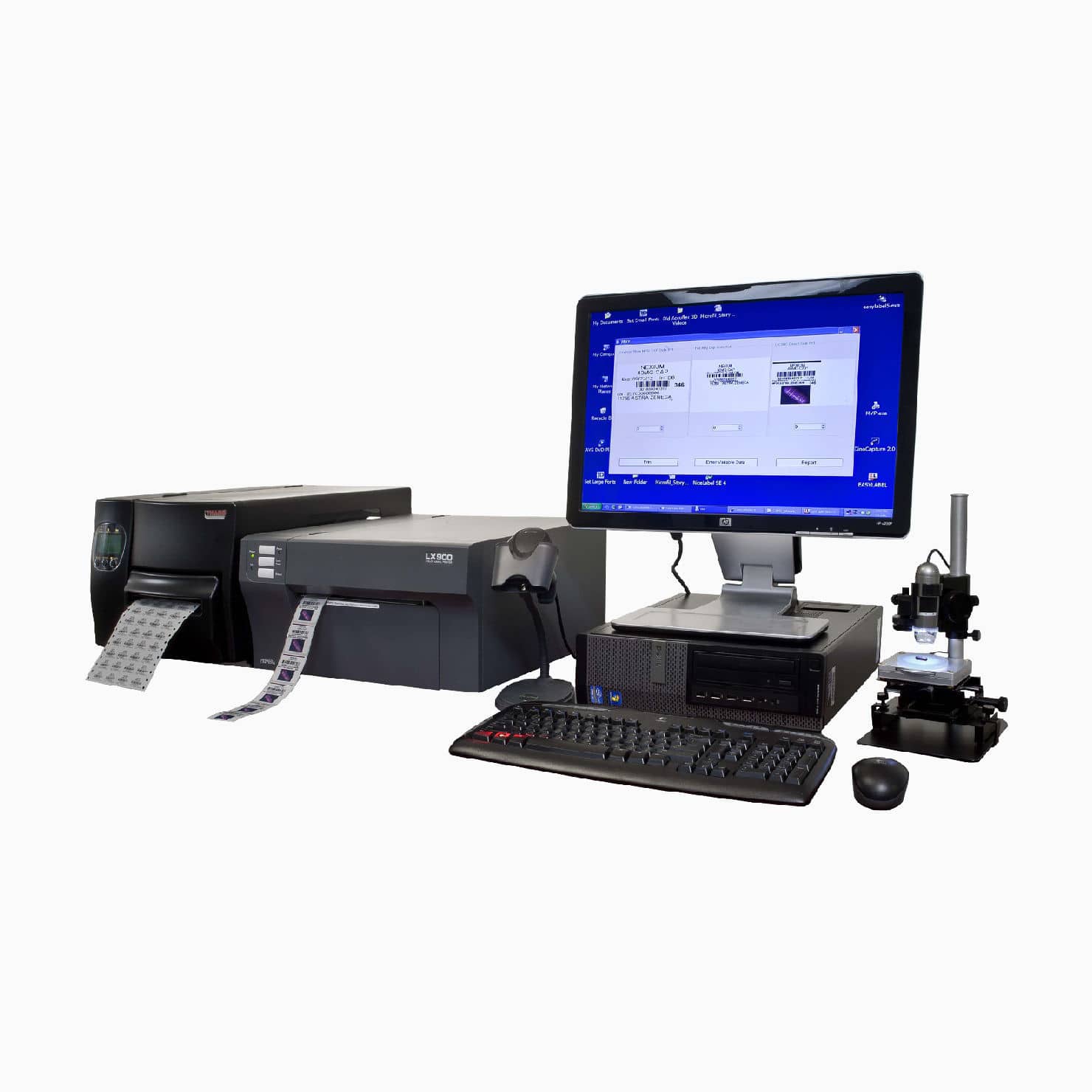 Automatic labeling system - PillVue - OMNICELL - barcode