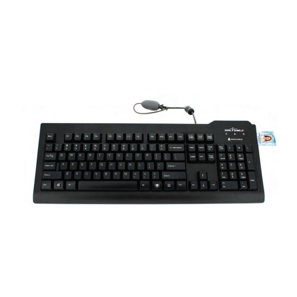 Medical keyboard with card reader - Clean™ - Seal Shield - with numeric ...