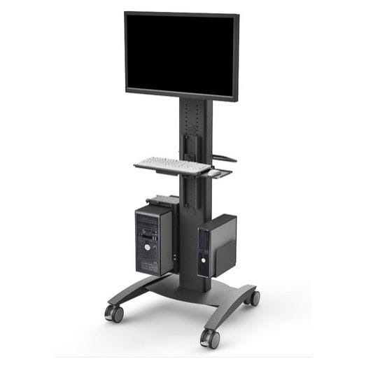 Height-adjustable computer cart - CPN-XLCD200-S - Richardson ...