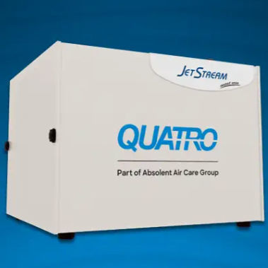 Healthcare facility dust collector - JetStream Widebody - Quatro Air ...