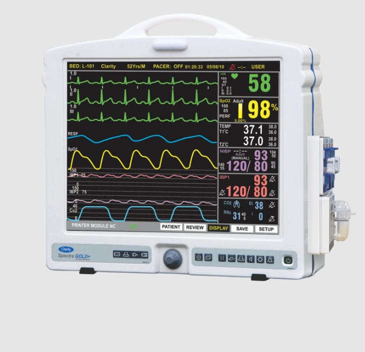 Portable patient monitor - Spectra Gold+ - Clarity Medical - bedside ...