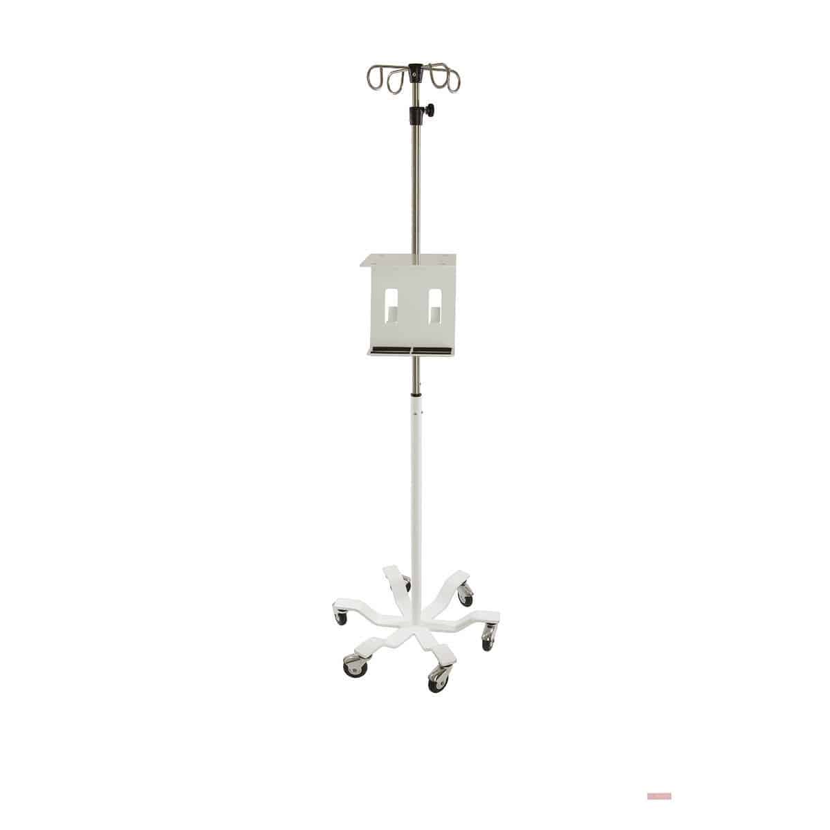 IV pole on casters - IVPB - HK Surgical - 4-hook
