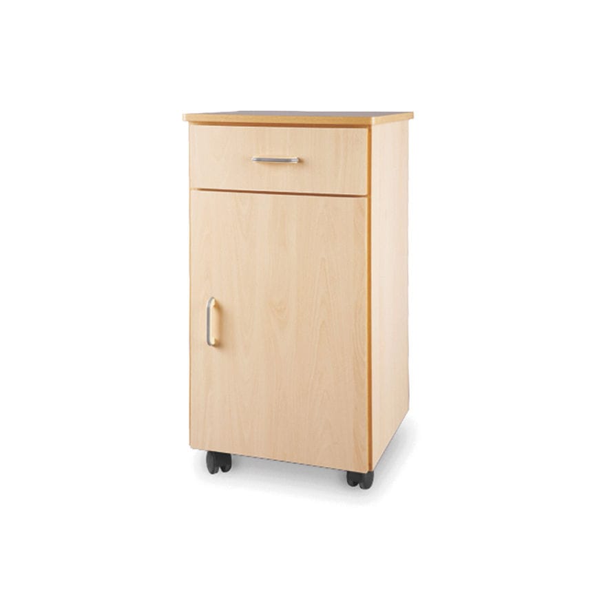 Bedside table on casters - 10.ME.1807 - JMS Healthcare Furniture - with ...
