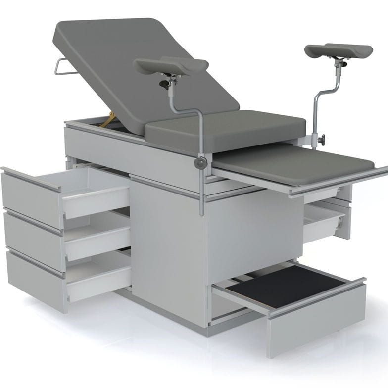 Gynecological examination table - 10.DV.1672 - JMS Healthcare Furniture ...