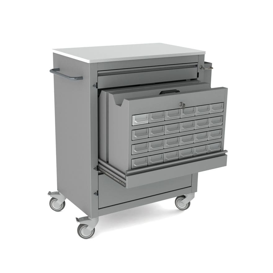 Medical trolley - 10.CR.1586 - JMS Healthcare Furniture - medication ...