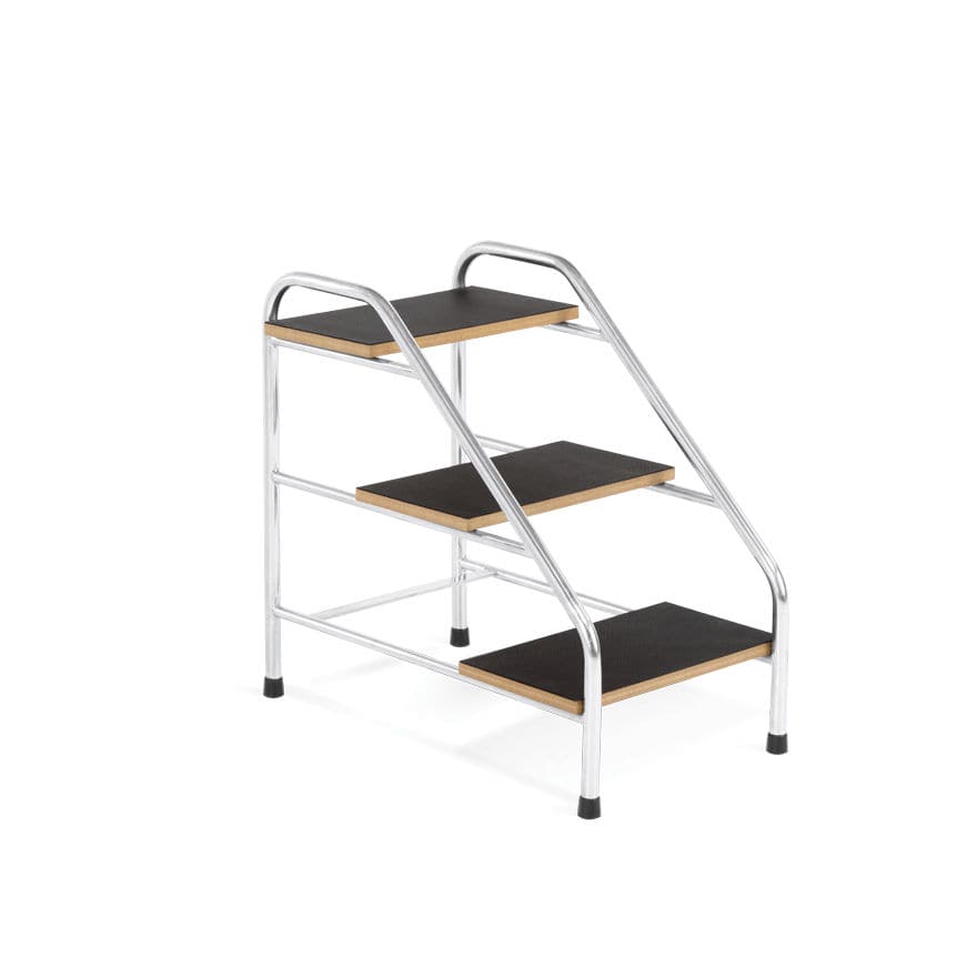 3-step step stool - 10.AD.1402 - JMS Healthcare Furniture - stainless ...
