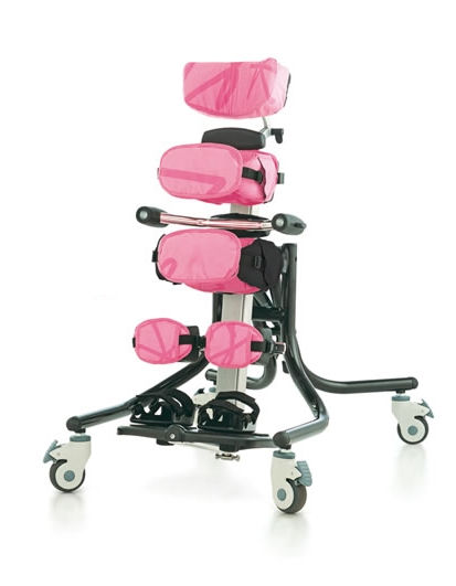 Pediatric standing frame - Squiggles - Leckey - on casters / height ...