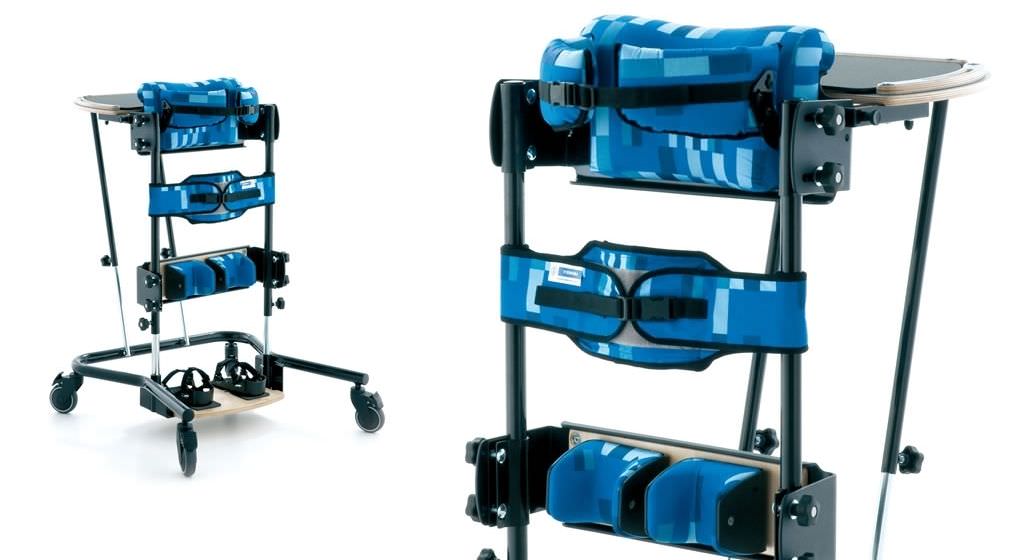 Adult standing frame - Freestander - Leckey - on casters / height ...