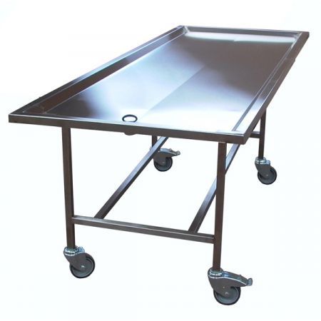 Autopsy table - CHARPFXC - Elcya - mortuary washing / rectangular / mobile