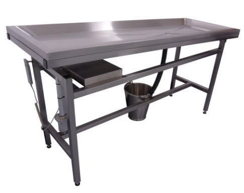 Mortuary washing table - MSWT - Mortuary Solutions - rectangular / tilting