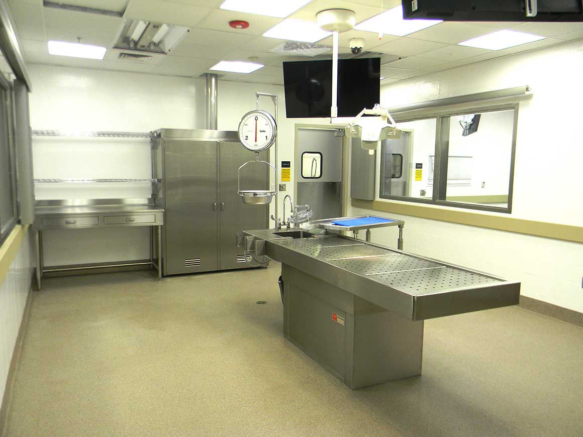 Autopsy table - 1036-41-A - Mortech Manufacturing - rectangular ...