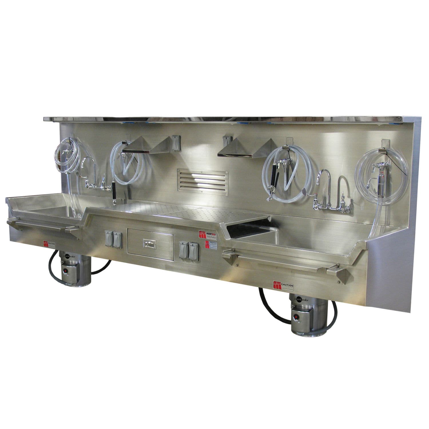 Wall-mount mortuary washing unit - 1036-12 - Mortech Manufacturing