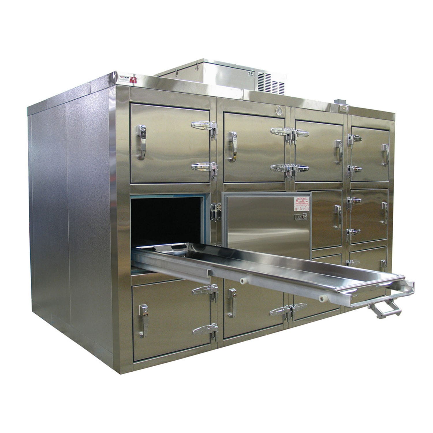 Mortuary stretcher refrigerated mortuary cabinet - 1036-R119 - Mortech ...