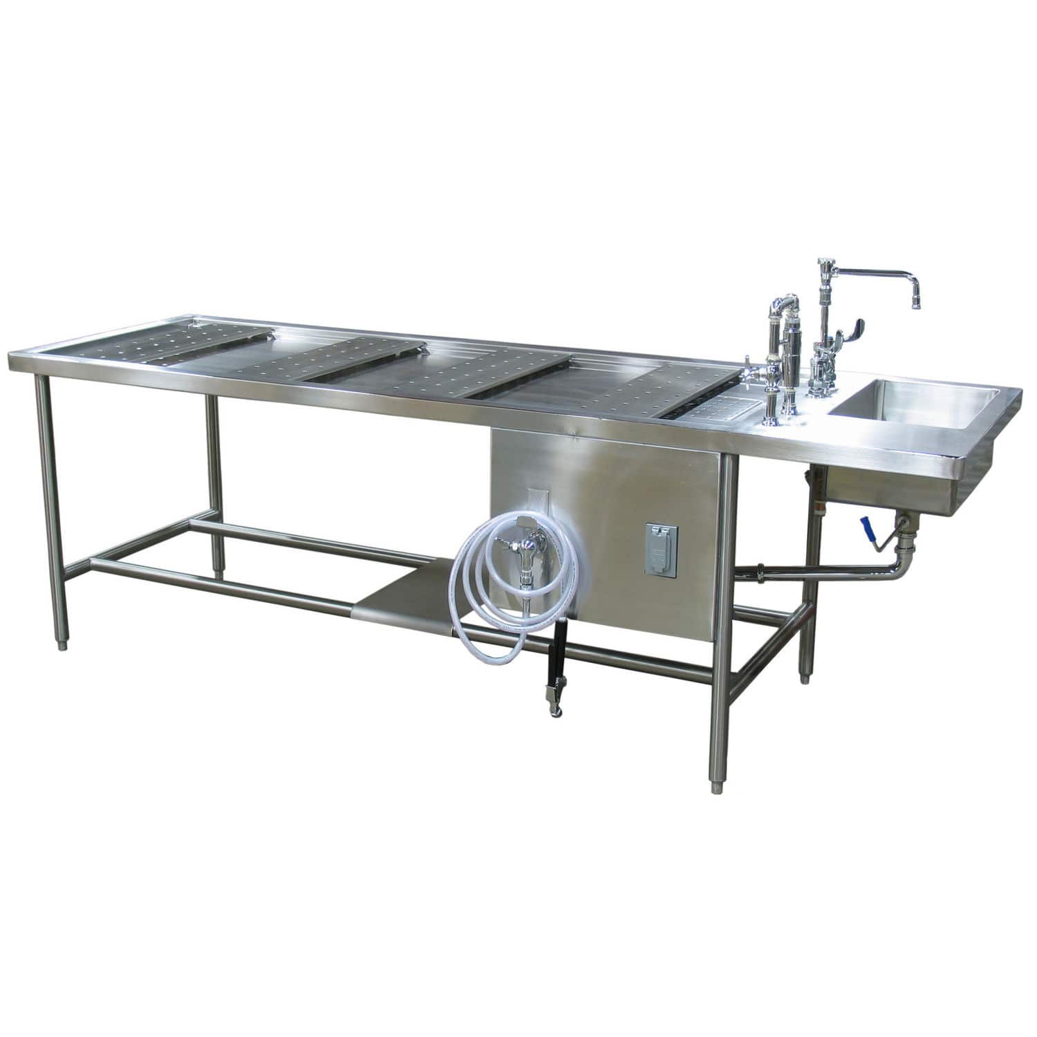 Autopsy table - 1036-24 - Mortech Manufacturing - rectangular / with ...